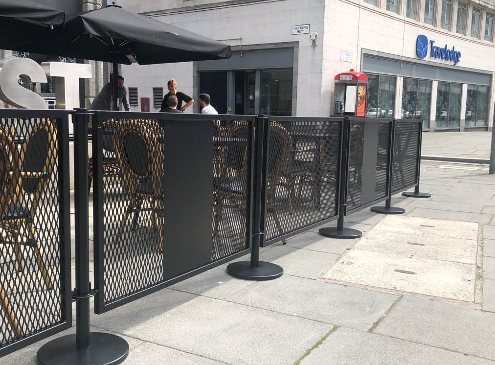 Mesh Café Panels - Bespoke Designs & Sizes Available