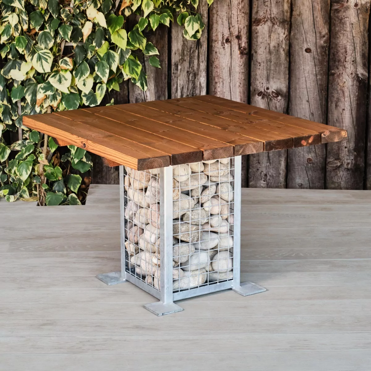 Gabion Square Table - Brandline Products